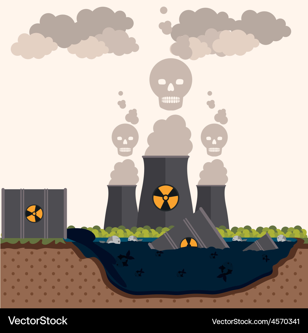 Pollution design Royalty Free Vector Image - VectorStock
