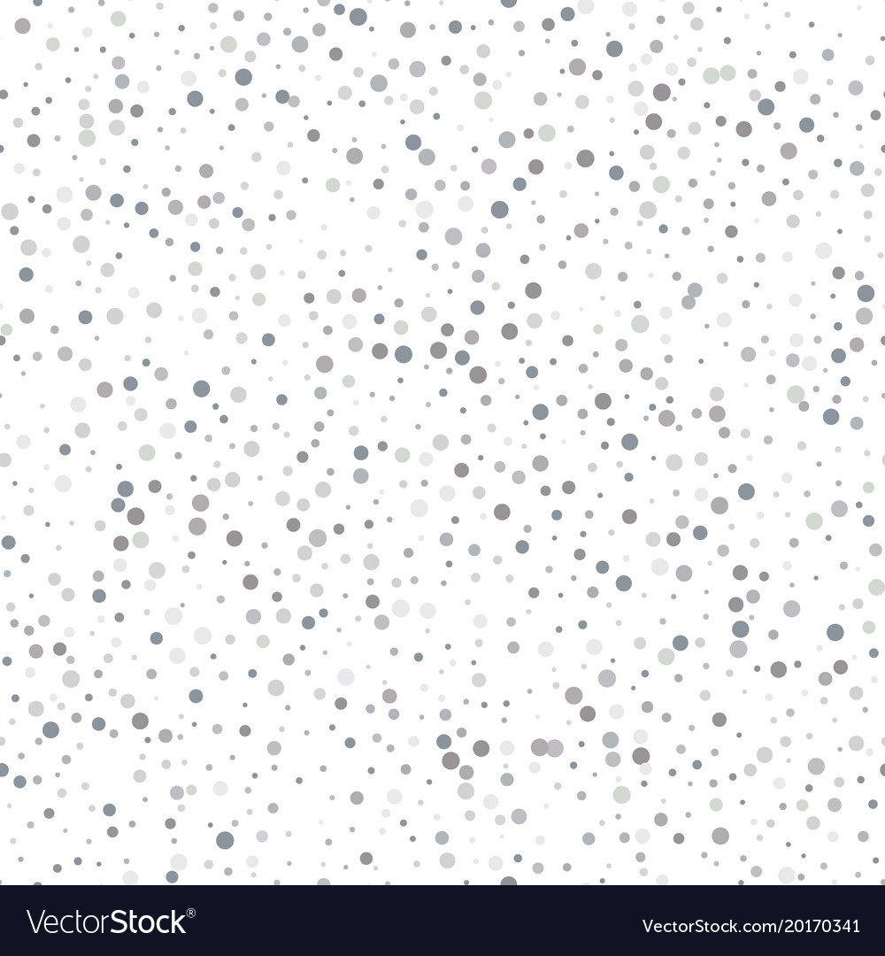 Seamless scattered shiny silver glitter polka dot Vector Image Seamless scattered shiny silver glitter polka dot Vector Image