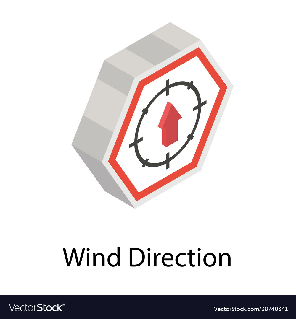 Wind direction Royalty Free Vector Image - VectorStock