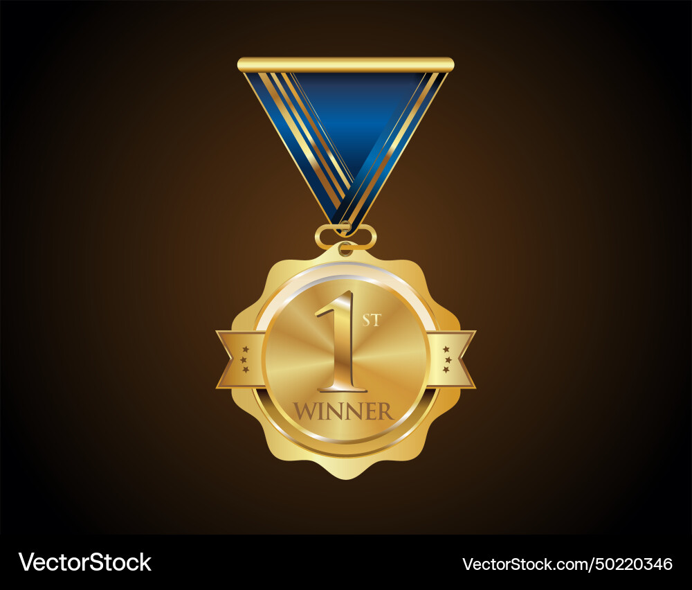 Award winner badge isolated 010 Royalty Free Vector Image