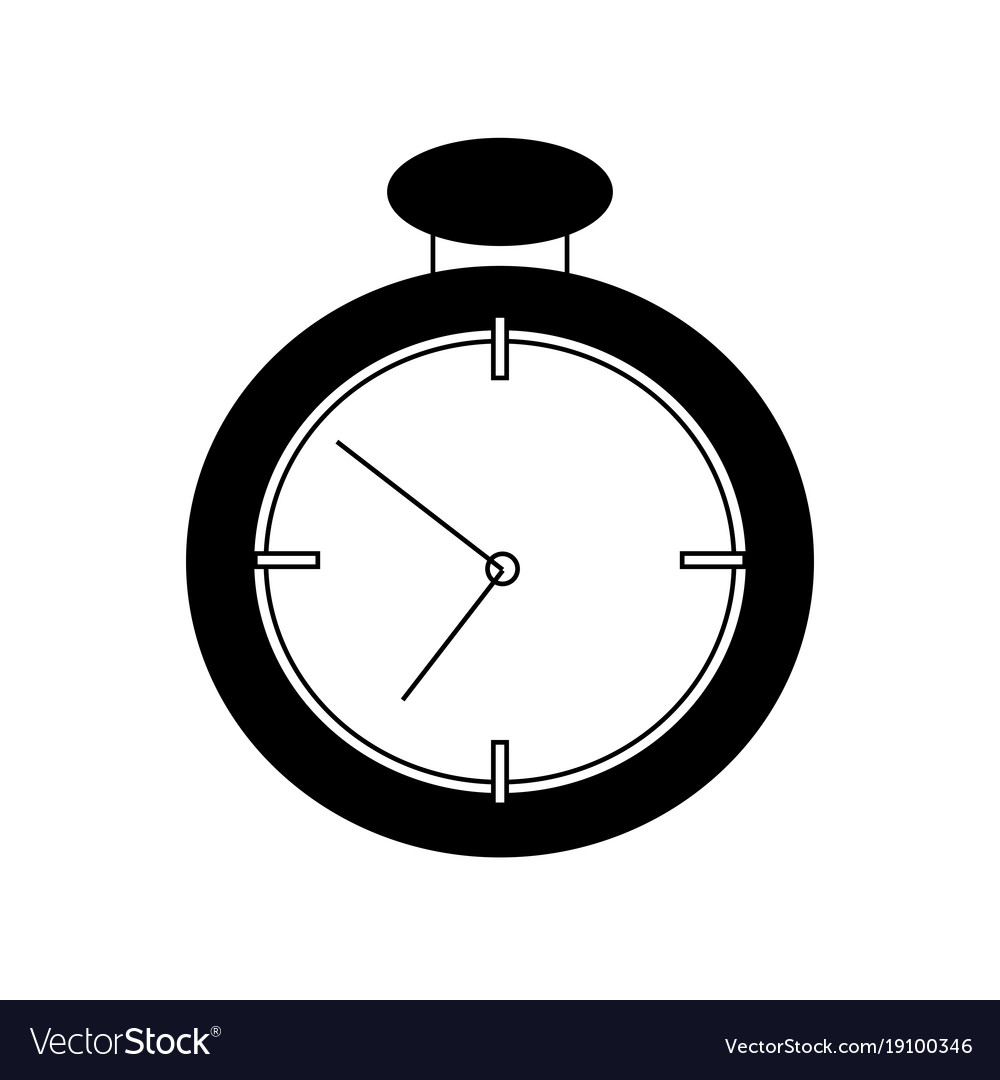 Chronometer device icon Royalty Free Vector Image