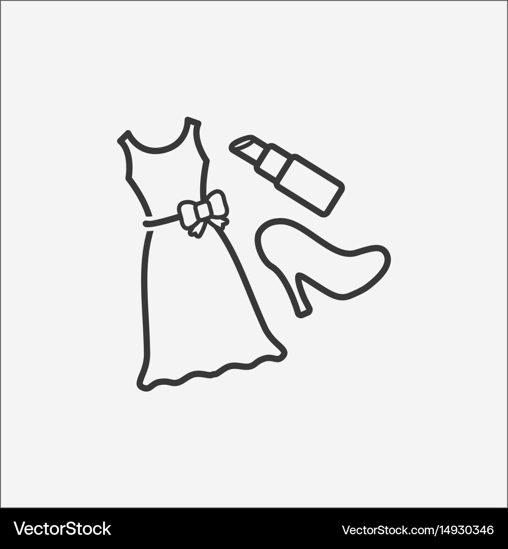 Flat icon gifts for woman Royalty Free Vector Image