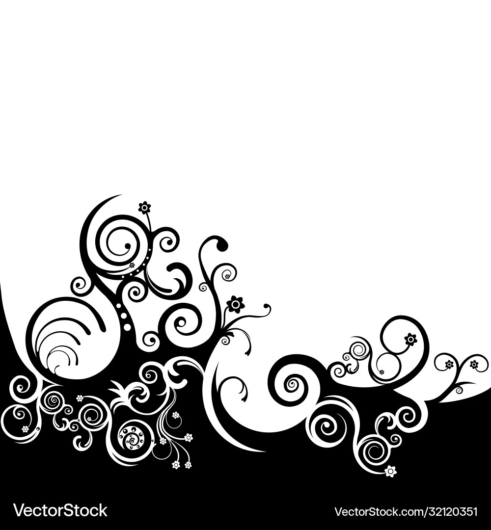 Background floral nice Royalty Free Vector Image