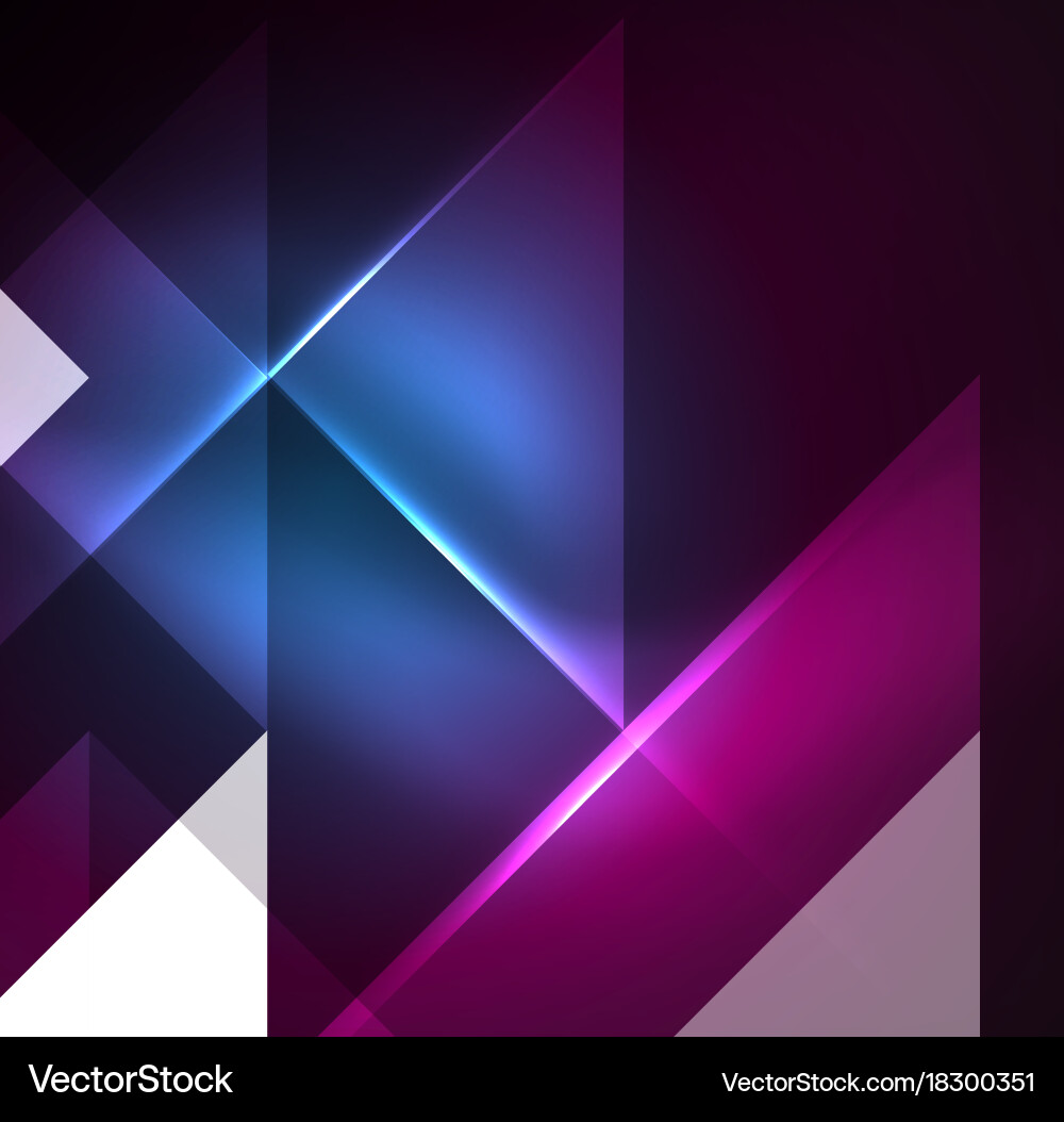 Cosmic electric background with shiny glowing Vector Image