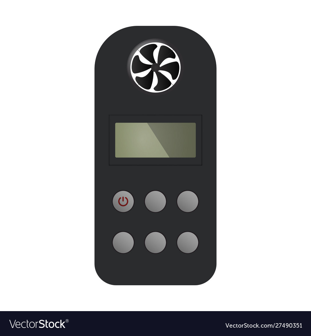 Windmeter control device Royalty Free Vector Image