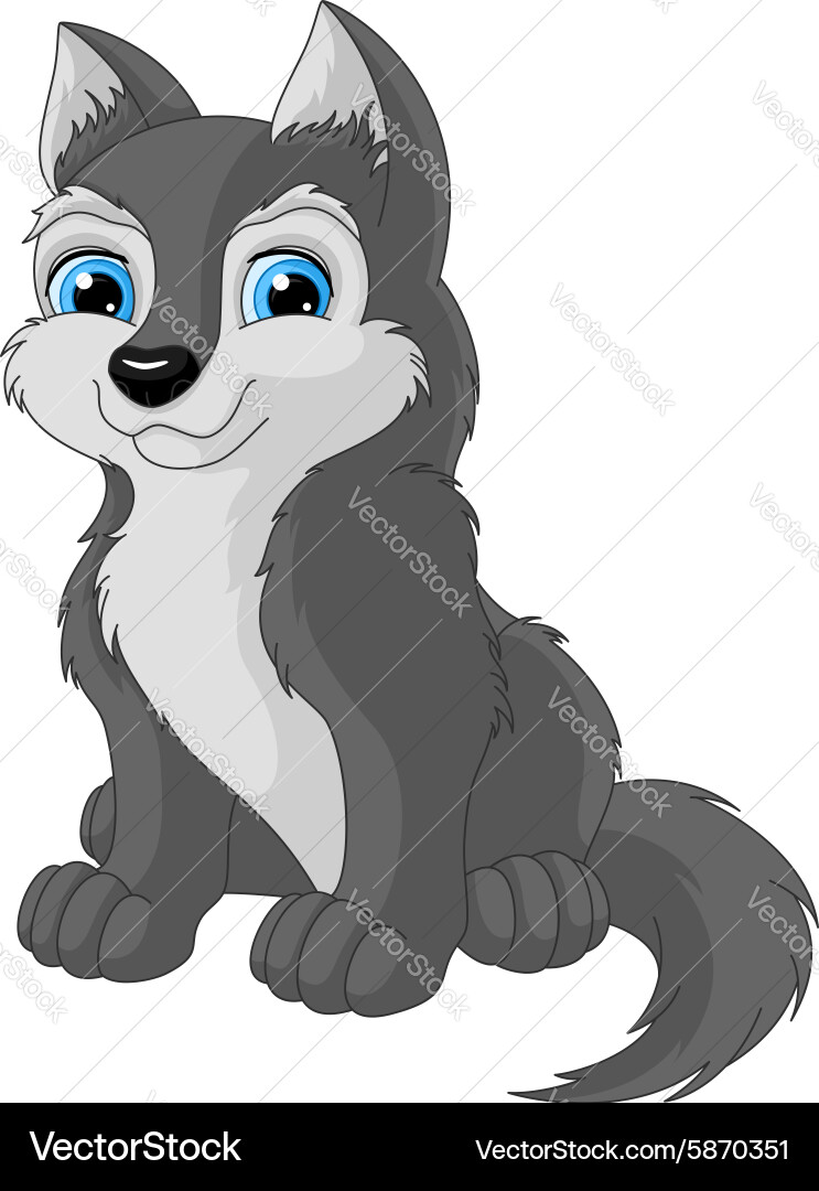 Wolf Royalty Free Vector Image - VectorStock