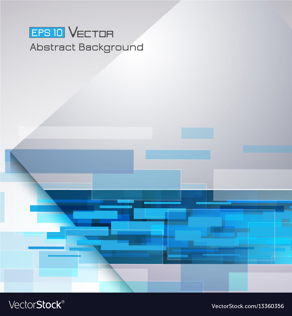 Background with blue rectangles Royalty Free Vector Image