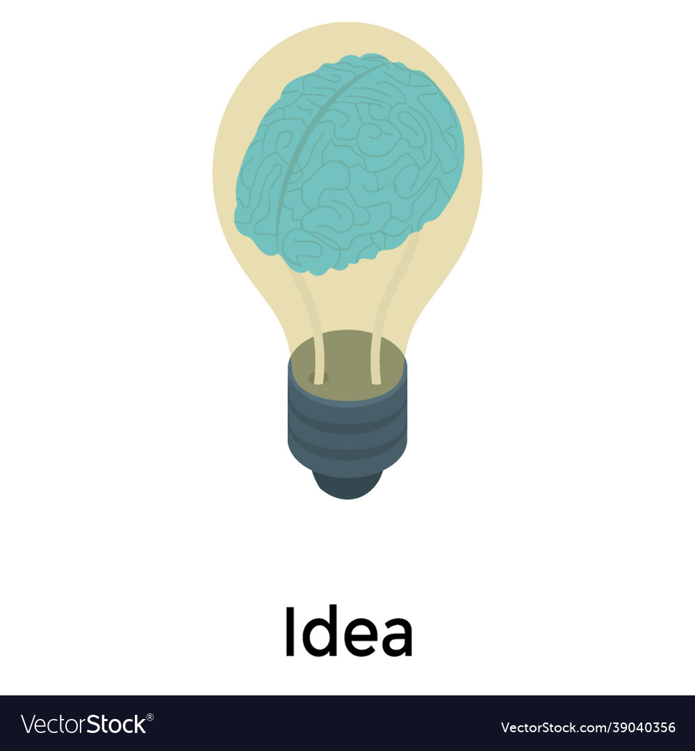 Creative brain Royalty Free Vector Image - VectorStock