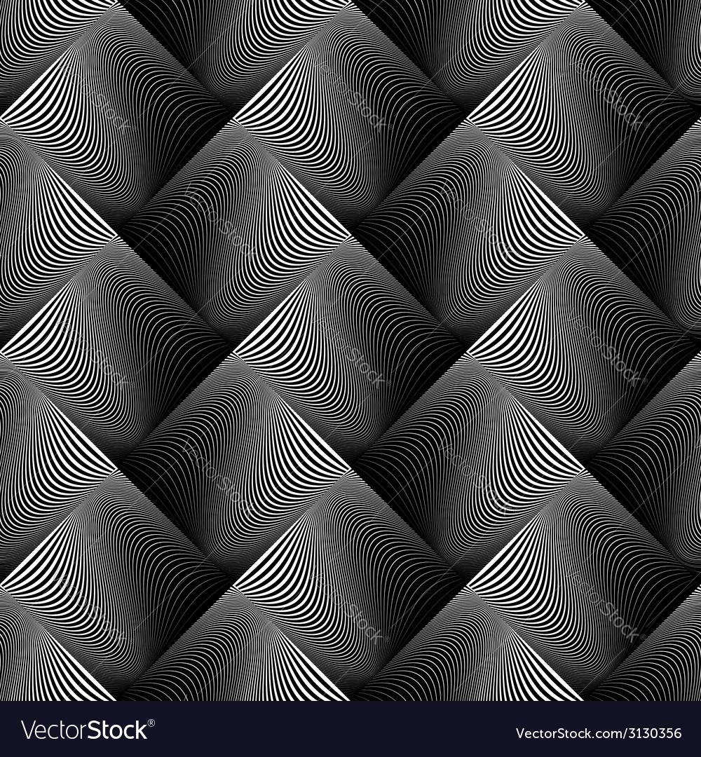 Design Seamless Wave Geometric Pattern Royalty Free Vector