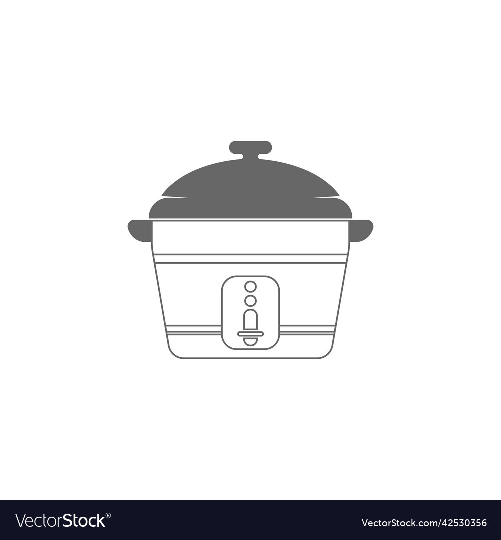 Rice cooker icon flat design template Royalty Free Vector Rice cooker icon flat design template Royalty Free Vector