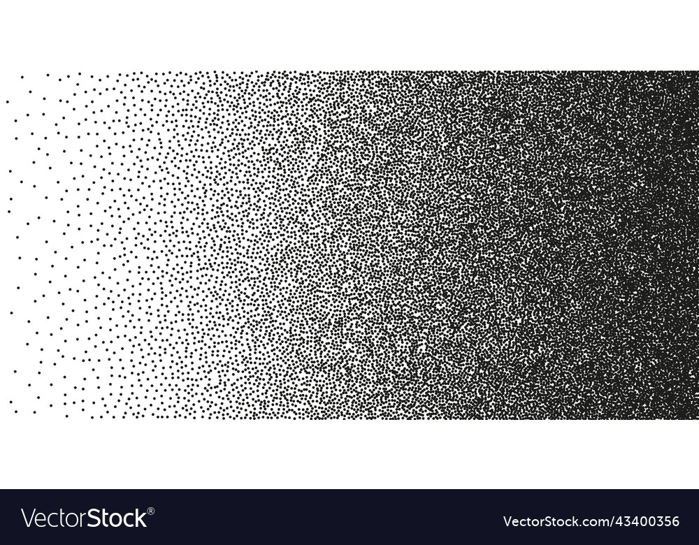 Stipple pattern dotted geometric background Vector Image