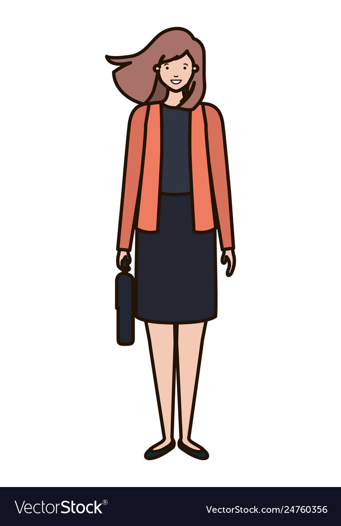 Young woman avatar character Royalty Free Vector Image