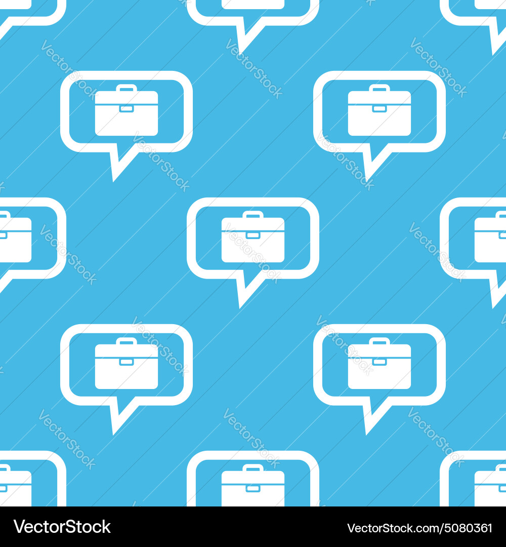 Briefcase message pattern Royalty Free Vector Image