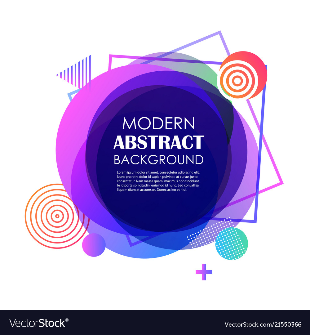 Abstract purple gradient geometric pattern design Vector Image