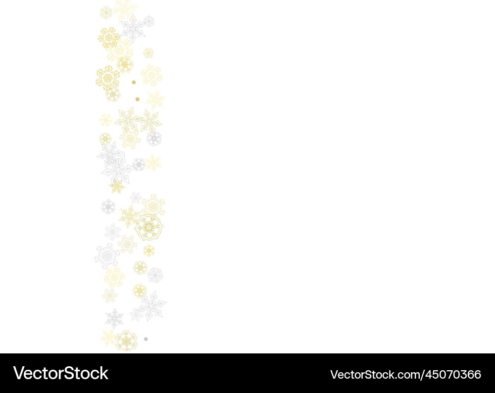 Christmas and new year snowflakes Royalty Free Vector Image