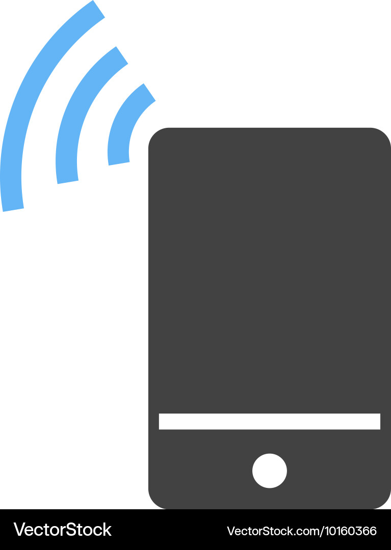 Connected device Royalty Free Vector Image - VectorStock