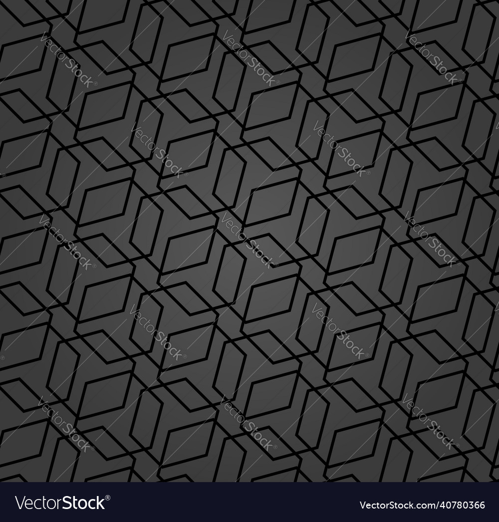 Seamless abstract pattern with hexagonal Vector Image