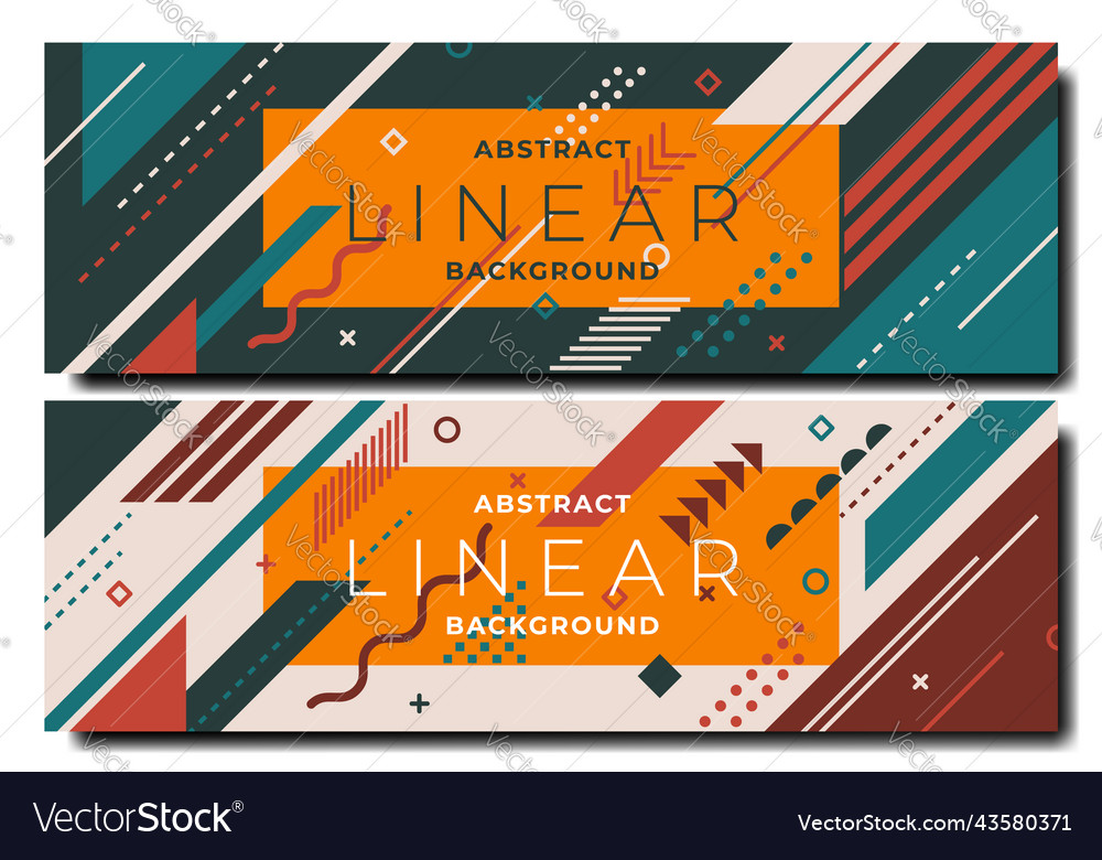 Creative abstract geometry background template Vector Image