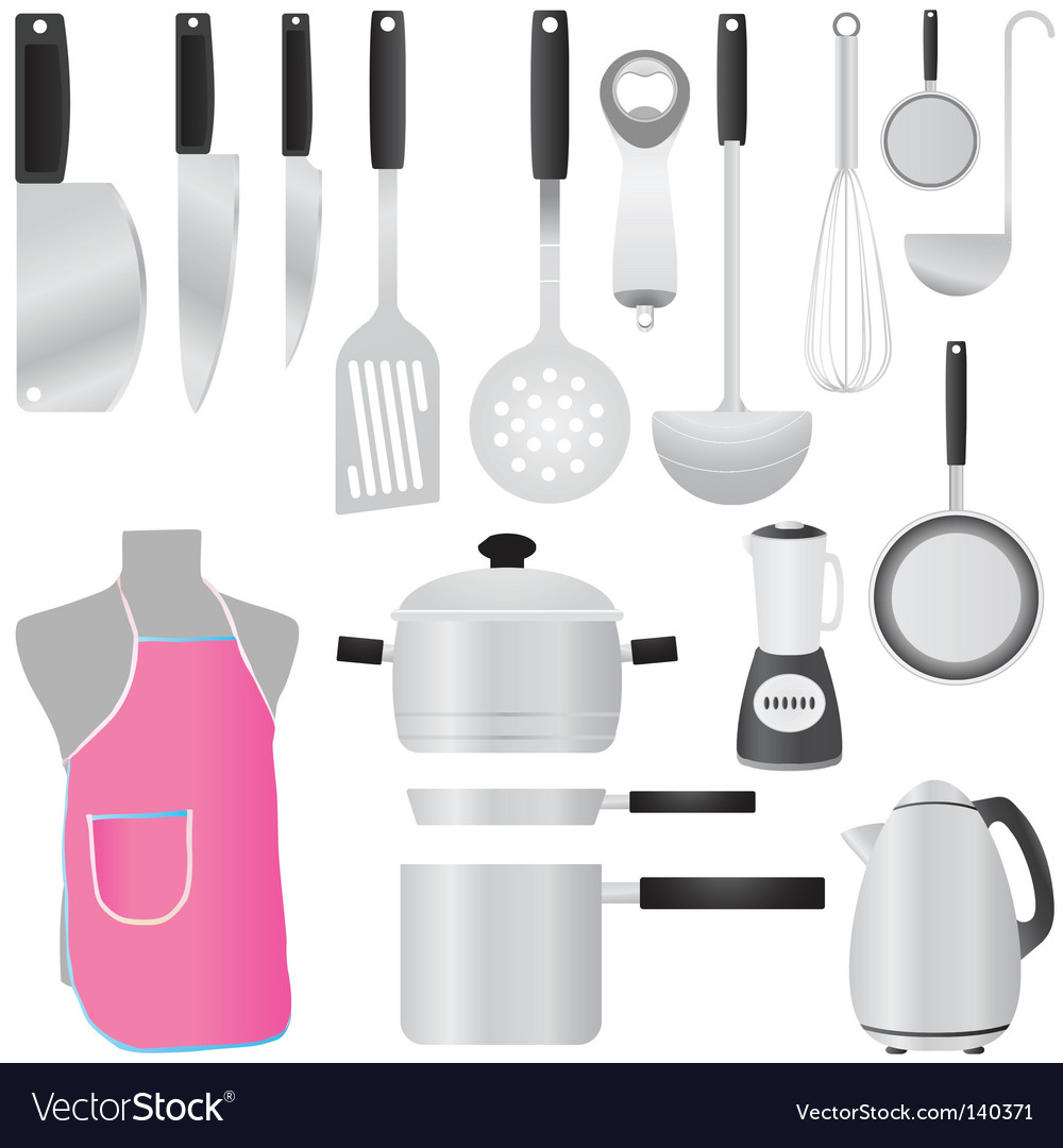 Kitchen tools Royalty Free Vector Image - VectorStock