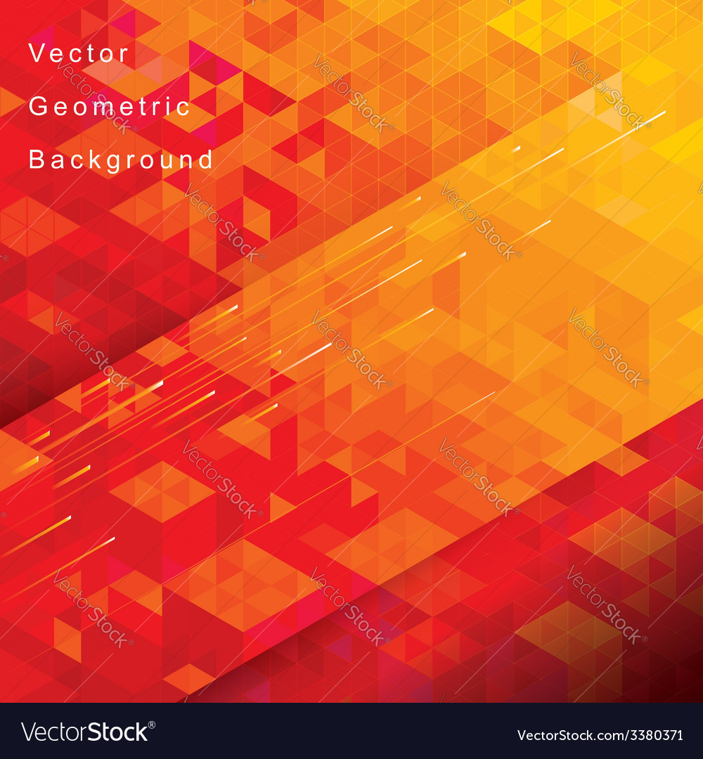 Red geometric background Royalty Free Vector Image