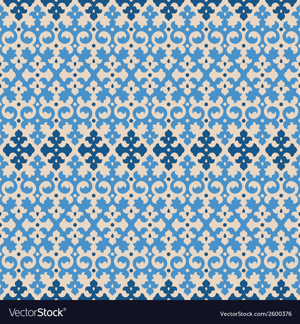 Decorative seamless pattern Royalty Free Vector Image