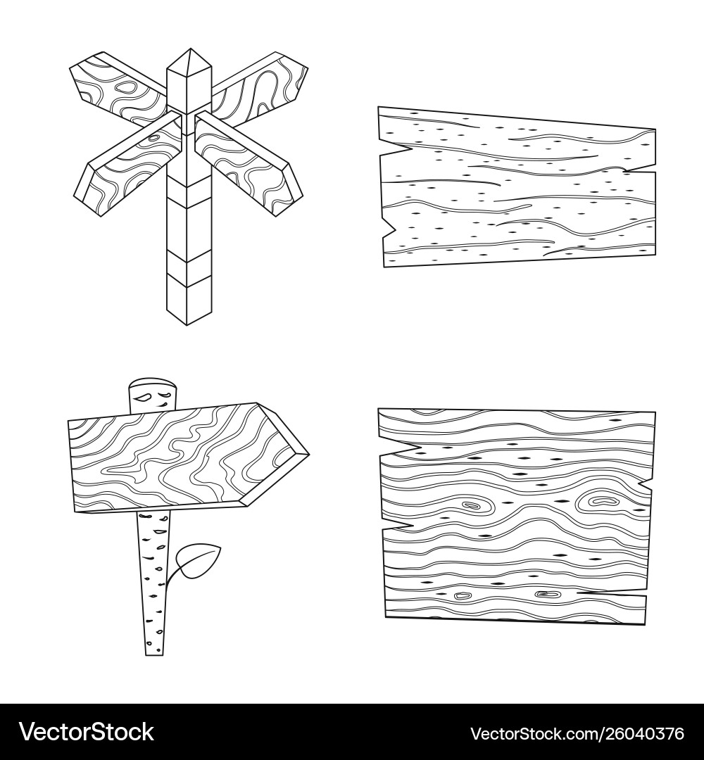 Design hardwood and material symbol Royalty Free Vector