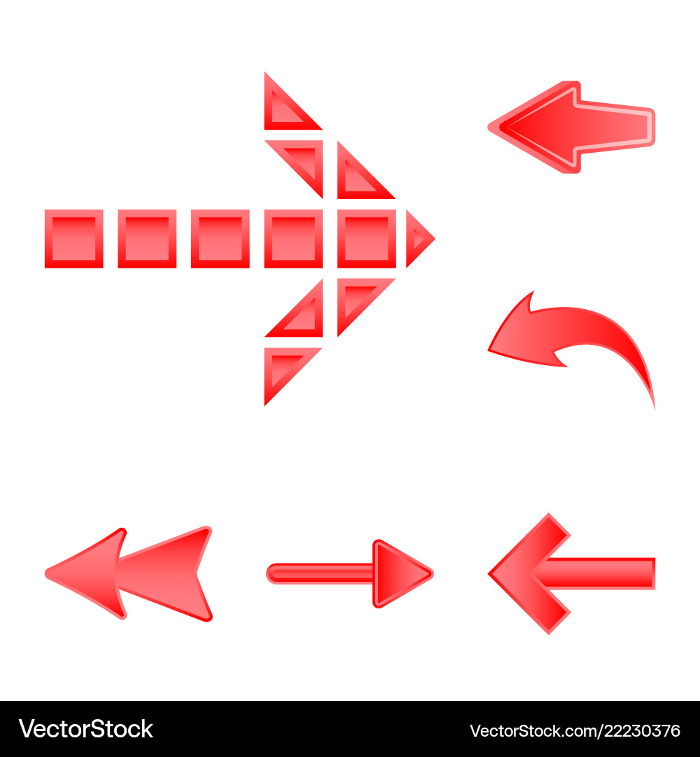 Design of element and arrow sign Royalty Free Vector Image