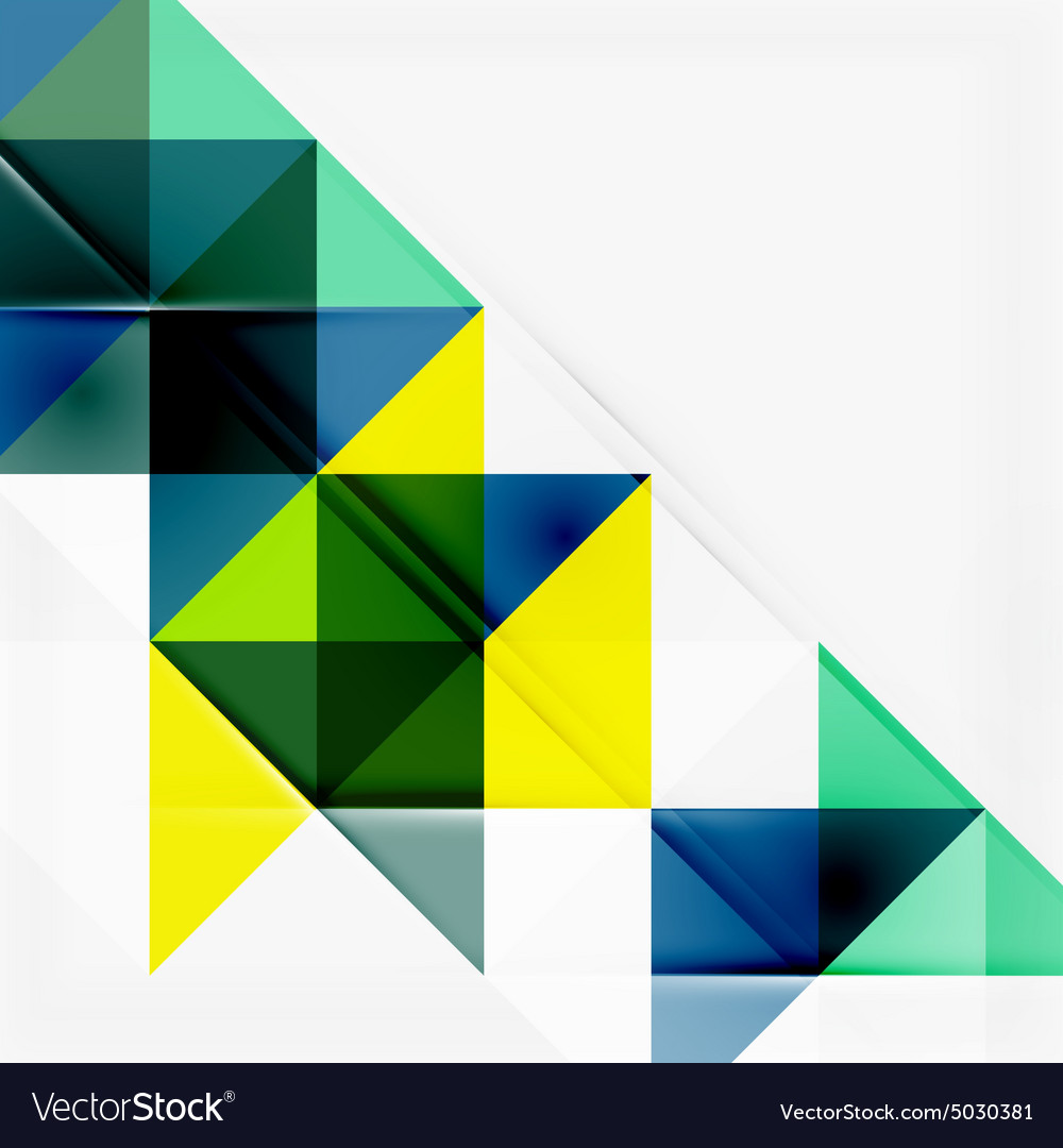 Abstract geometric background modern overlapping Vector Image
