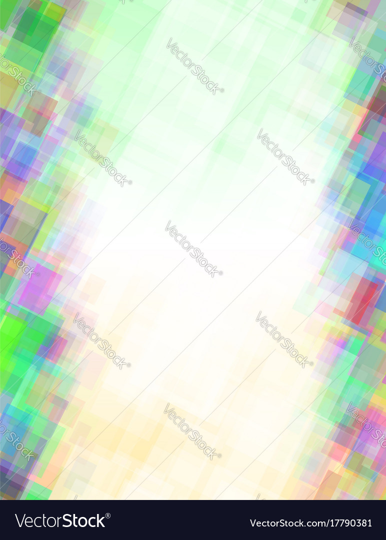 Background rectangle multicolor abstract Vector Image