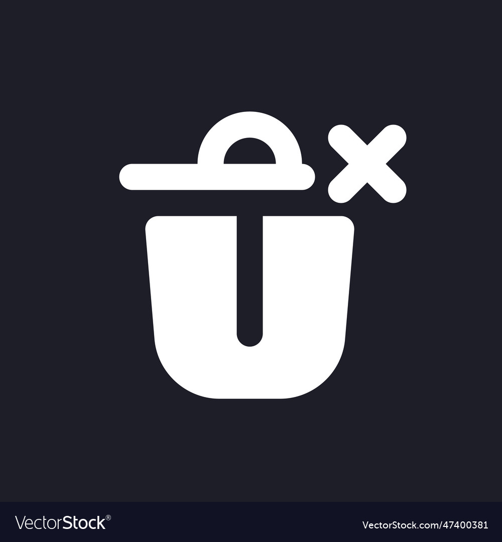 Canceled removal white pixel perfect solid ui icon