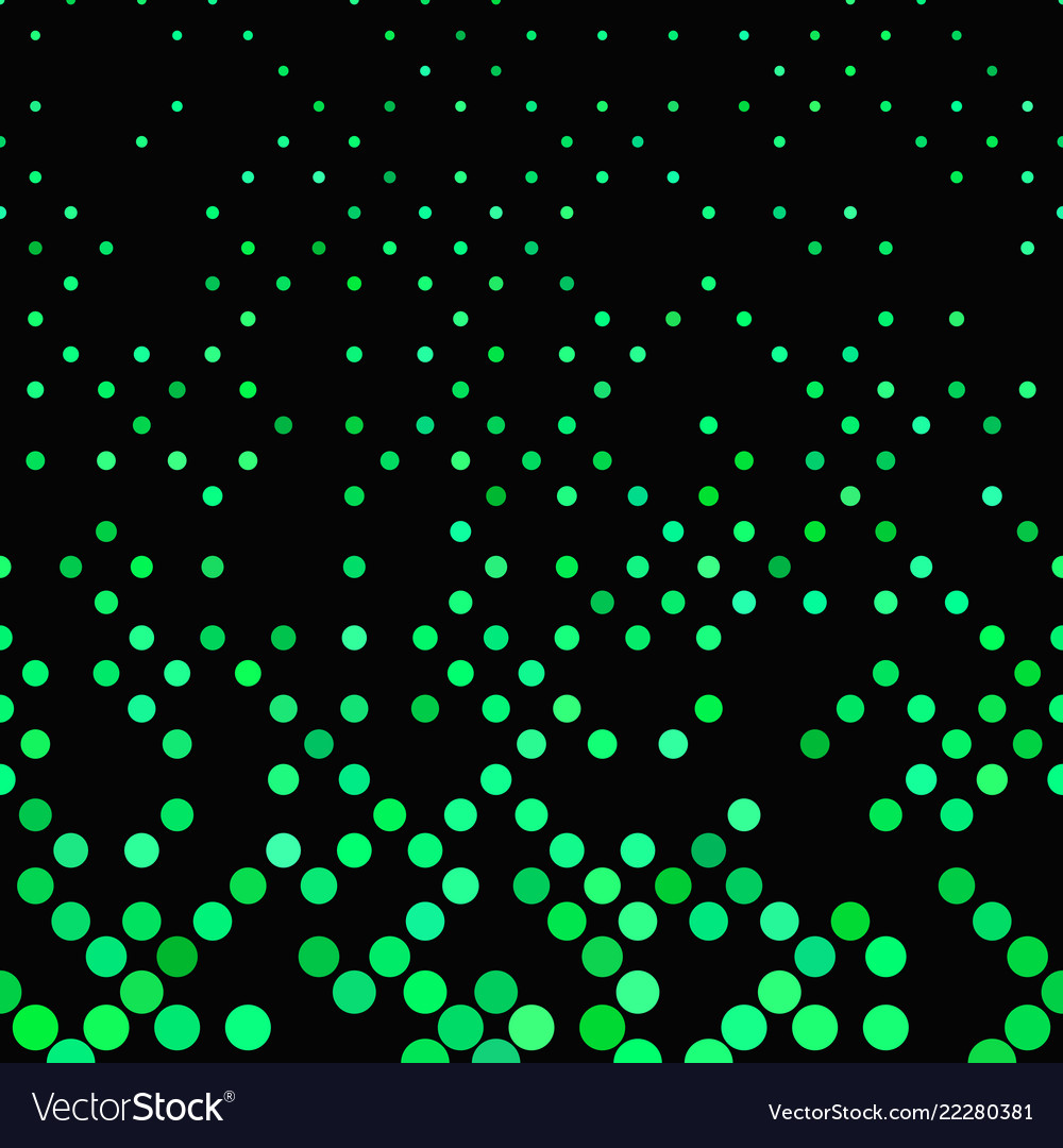 Green geometric circle pattern background Vector Image