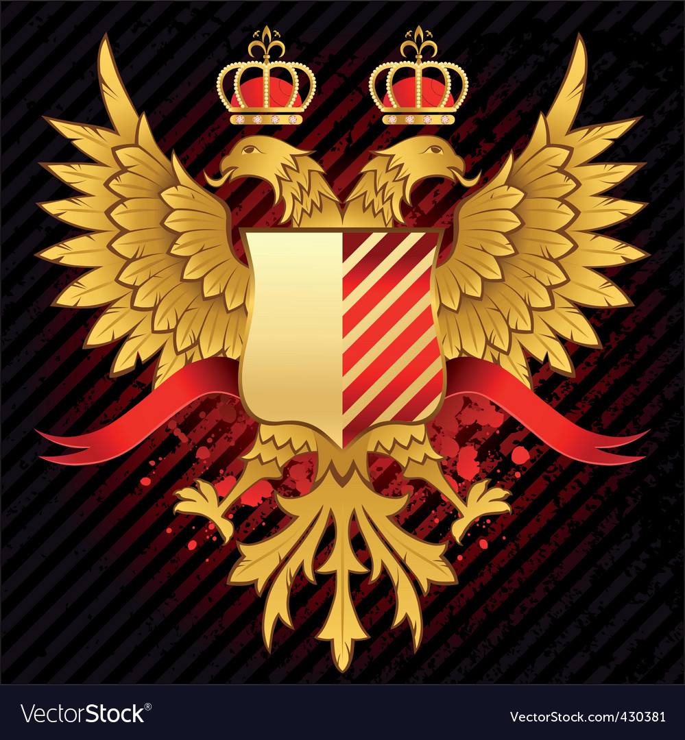 Heraldic eagle Royalty Free Vector Image - VectorStock