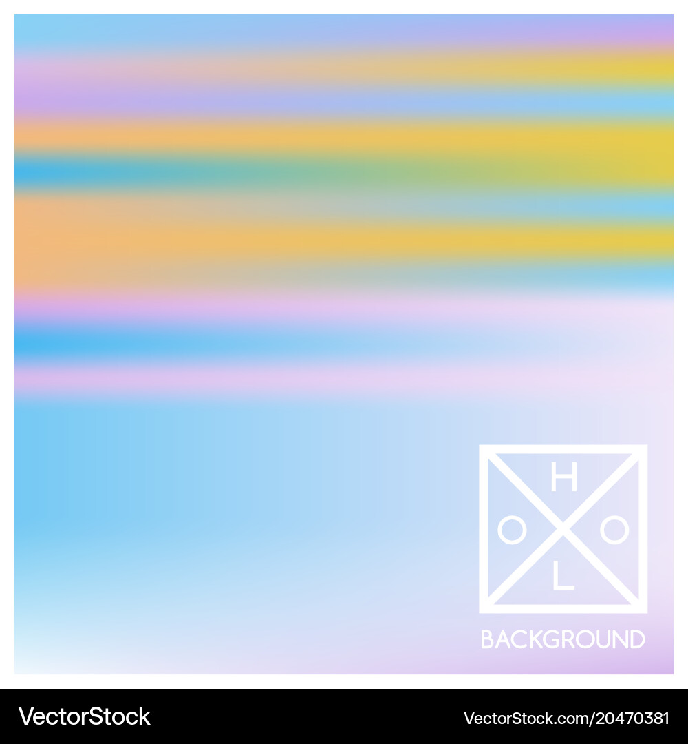 Holographic background holo sparkly cover Vector Image