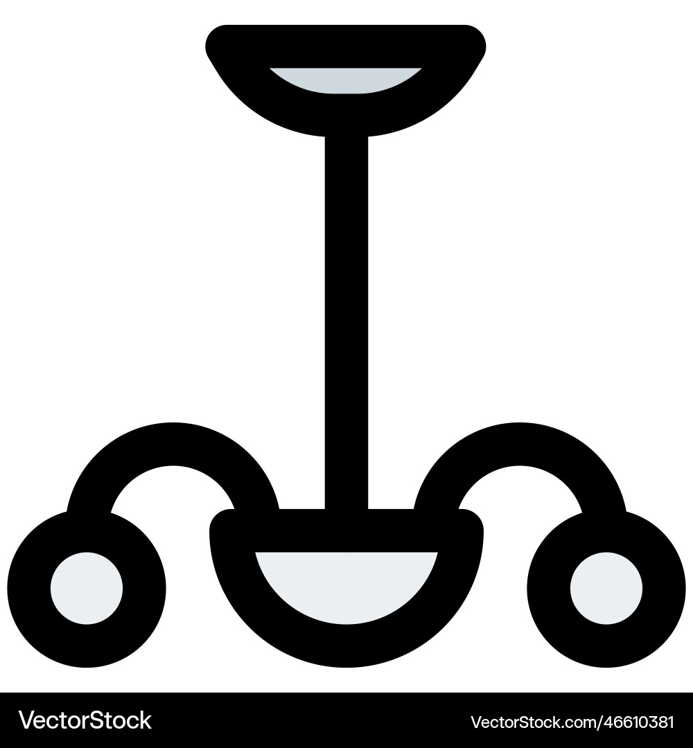 Light fixture with an antique design Royalty Free Vector