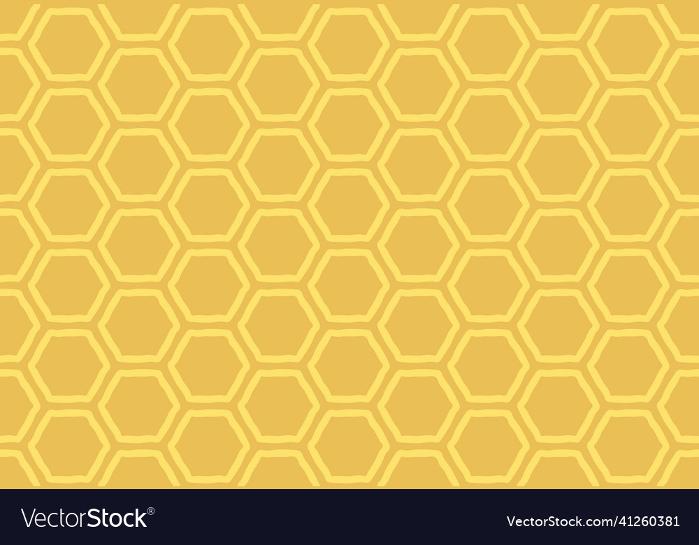 Seamless honeycomb pattern Royalty Free Vector Image