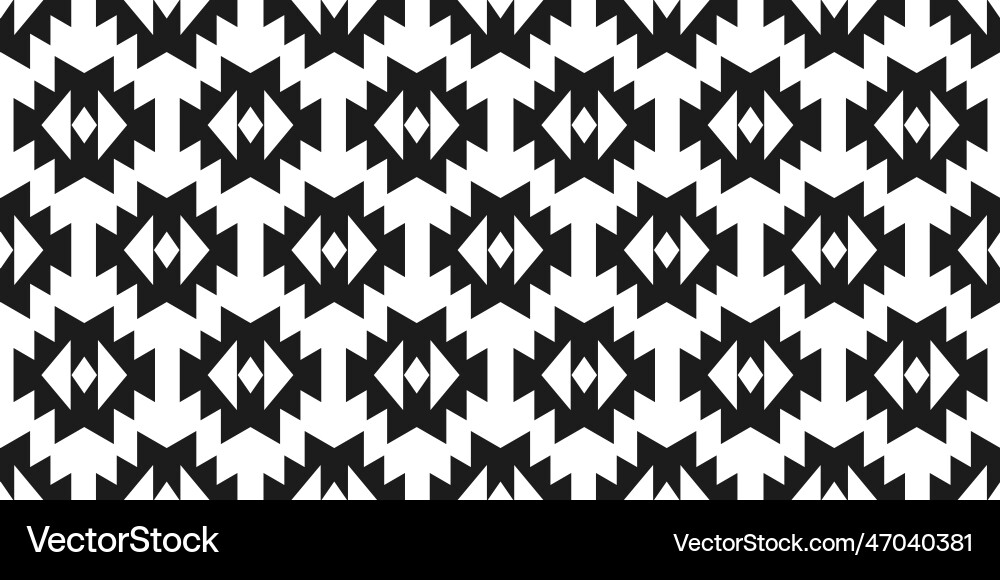 Southwestern aztec seamless pattern navajo print Vector Image