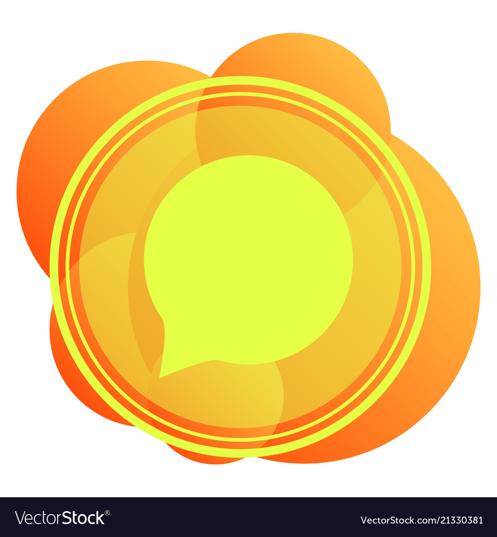 Typing In A Chat Bubble Icon Isolated Comment Vector Image