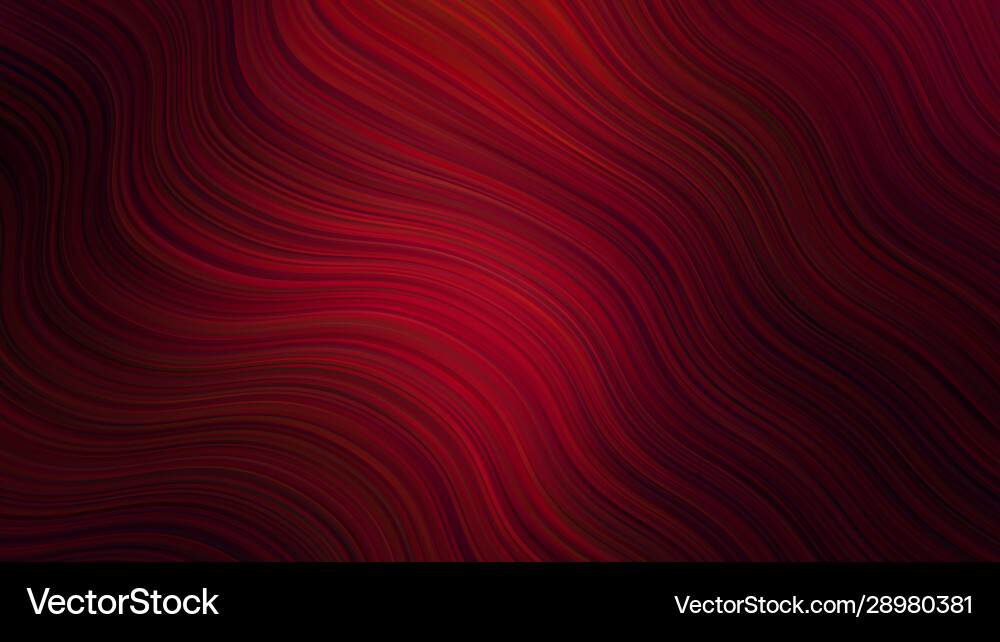 Wave abstract background in red colors curve Vector Image