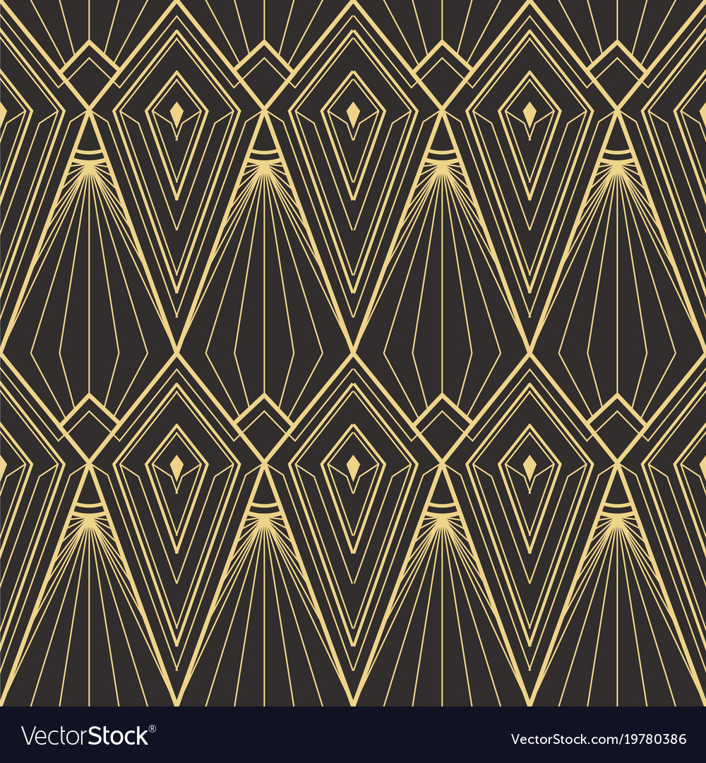 Abstract art deco pattern08 Royalty Free Vector Image
