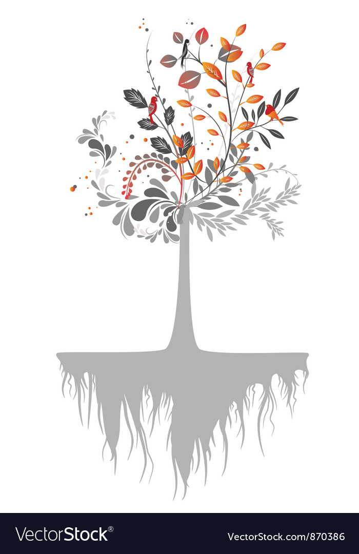 Abstract tree Royalty Free Vector Image - VectorStock
