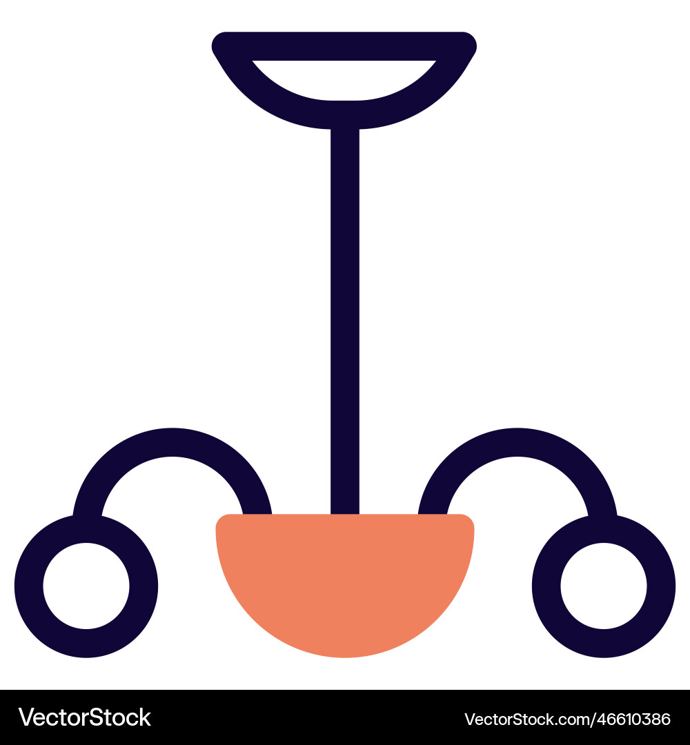 Light fixture with an antique design Royalty Free Vector