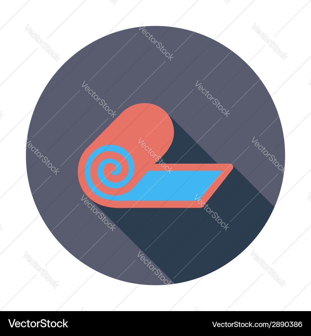 Mat for fitness Royalty Free Vector Image - VectorStock