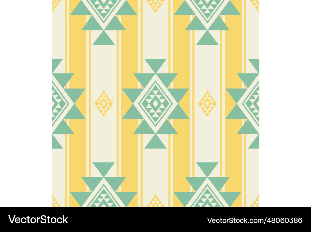 Southwest navajo modern colorful stripes pattern Vector Image