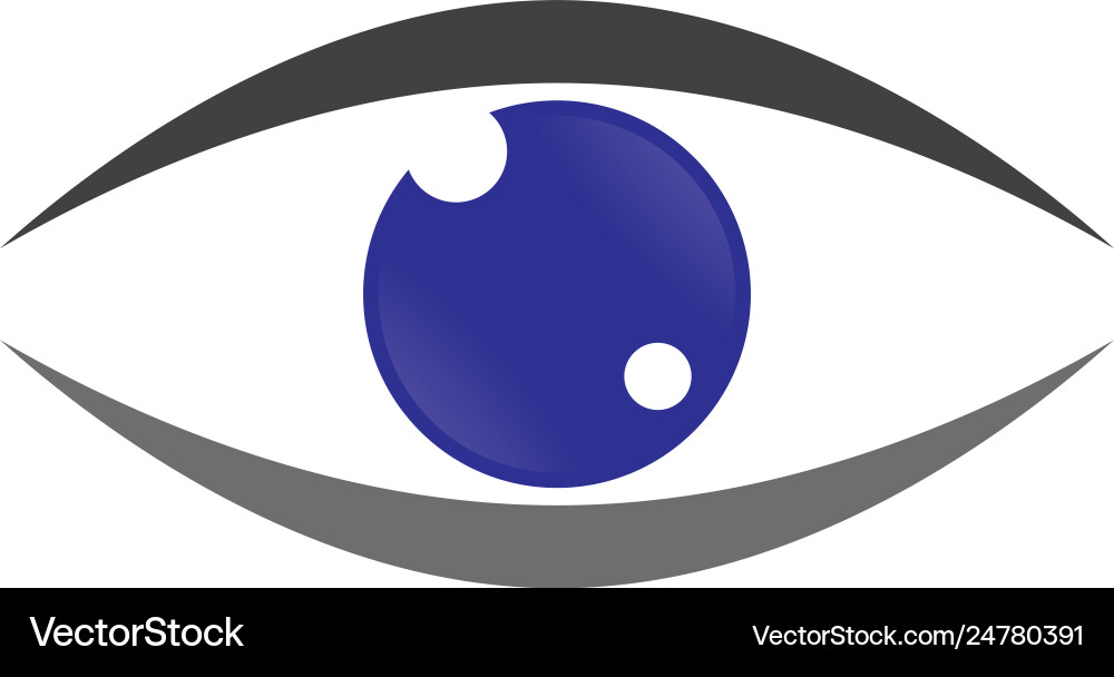 Eye logo template Royalty Free Vector Image - VectorStock