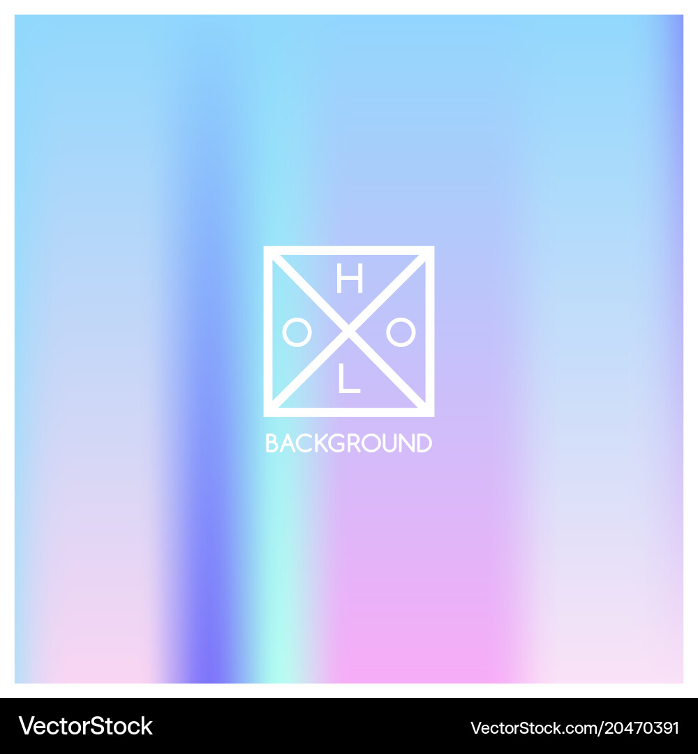 Holographic background holo sparkly cover Vector Image