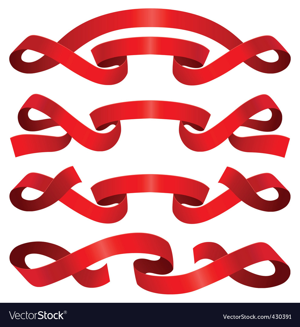 Ribbons Royalty Free Vector Image - VectorStock