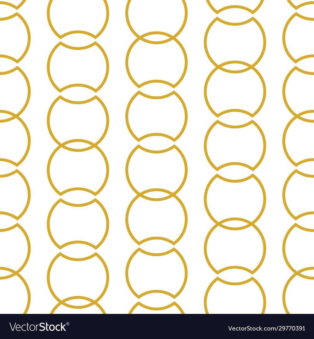 Seamless pattern with geometric chains Royalty Free Vector