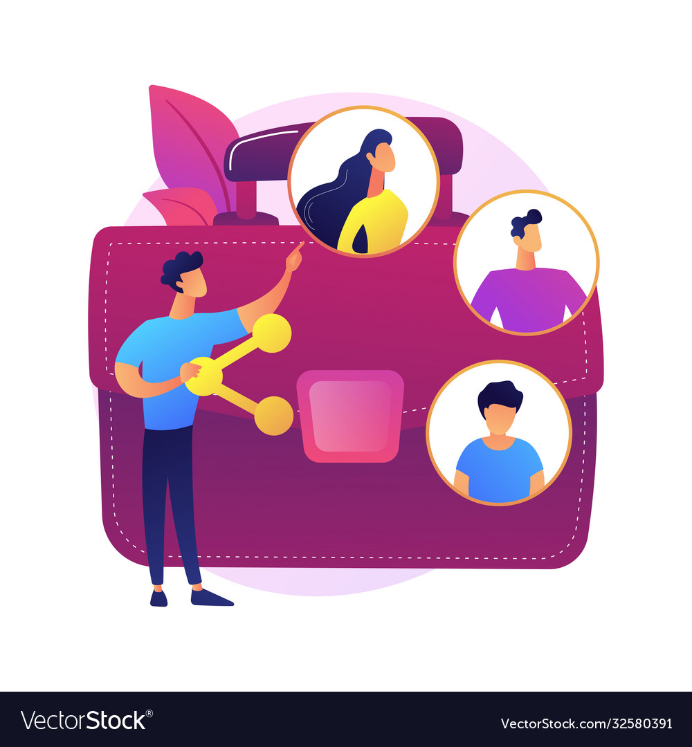 Student exchange program concept metaphor Vector Image
