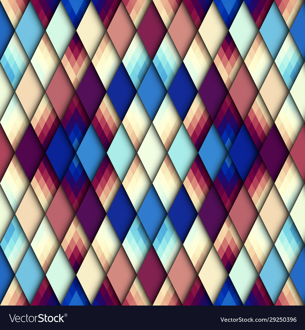 Argyle seamless pattern background Royalty Free Vector Image