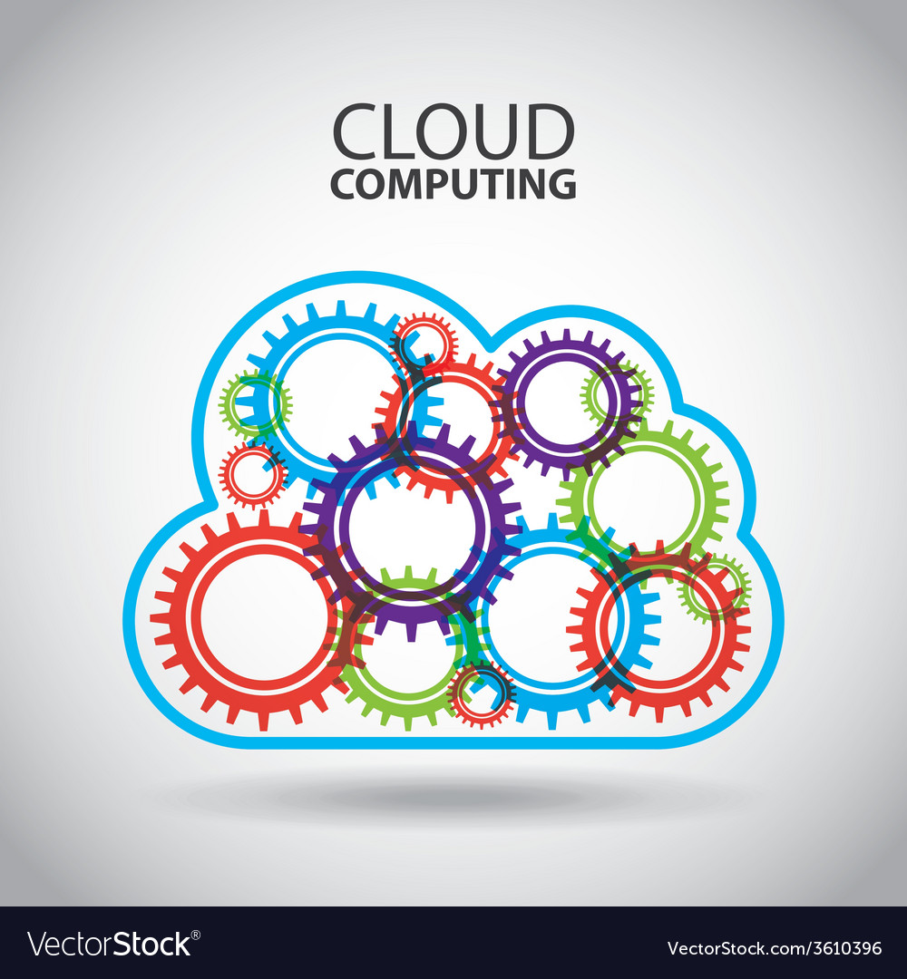 Cloud computing Royalty Free Vector Image - VectorStock